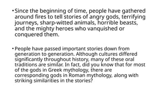 Mythology and Folklore ppt.pptx.......... | PPT