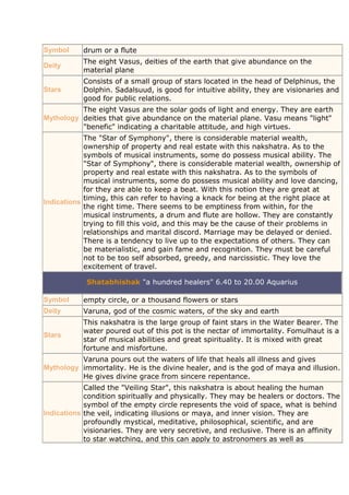 ~~ Mythology based ; the 27 nakshatras (www.galacticcenter.org) ~~ | DOCX