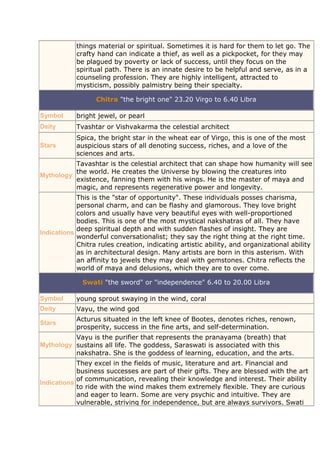 ~~ Mythology based ; the 27 nakshatras (www.galacticcenter.org) ~~ | DOCX