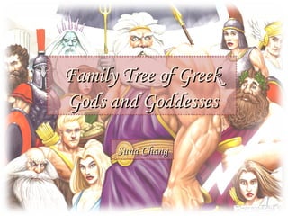 Greek God Family Tree Poster