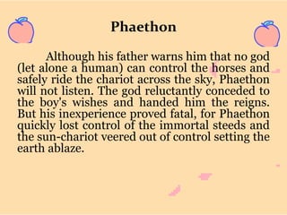 four great adventures in GREEK MYTHOLOGY | PPTX