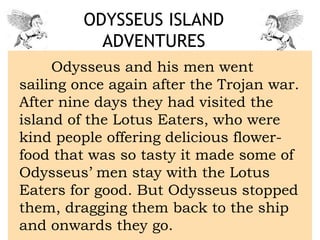A SUMMARY OF ODYSSEY BY HOMER | PPT