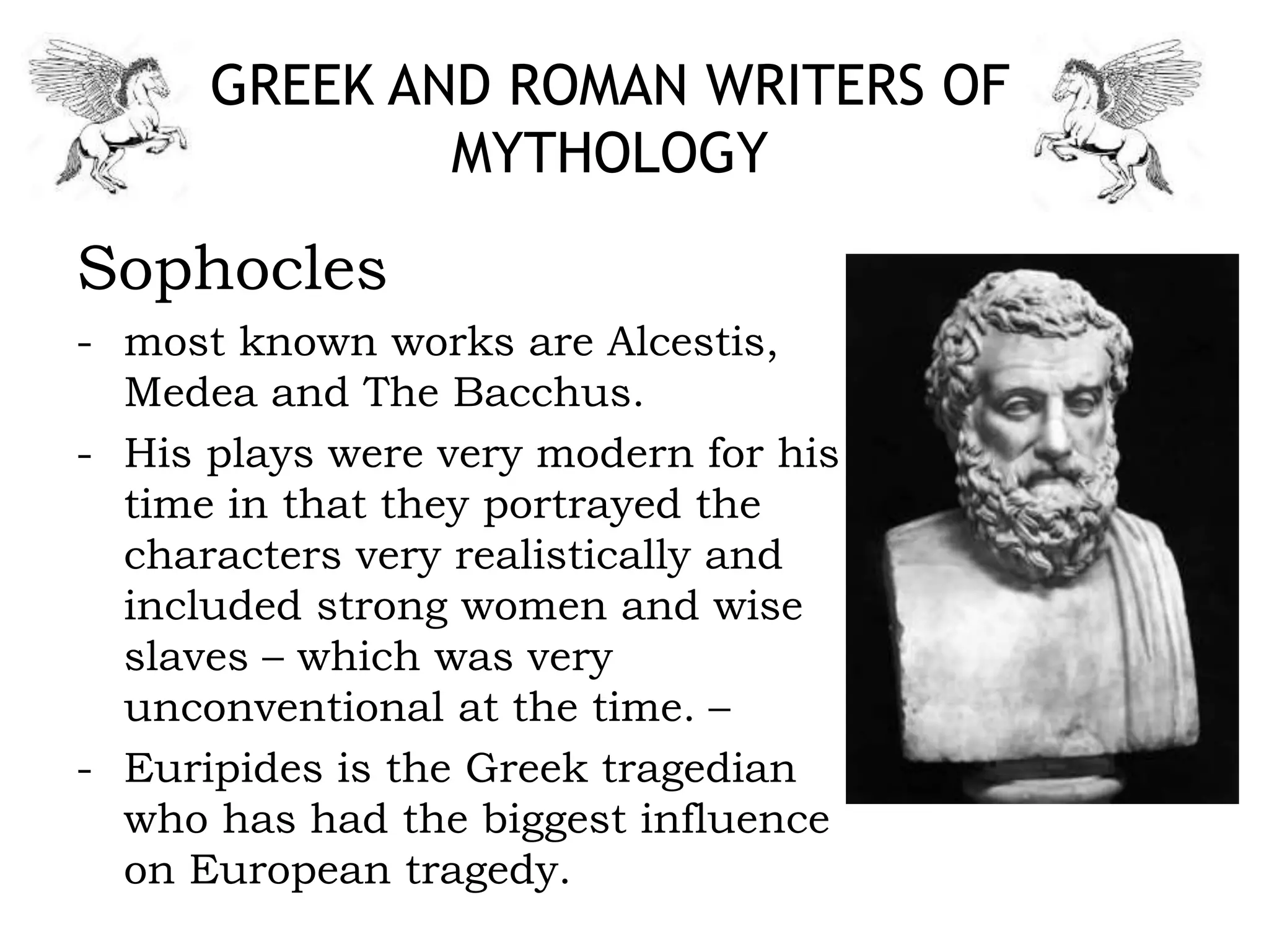 Introduction to Greek mythology: Authors, gods, & goddesses | PPTX