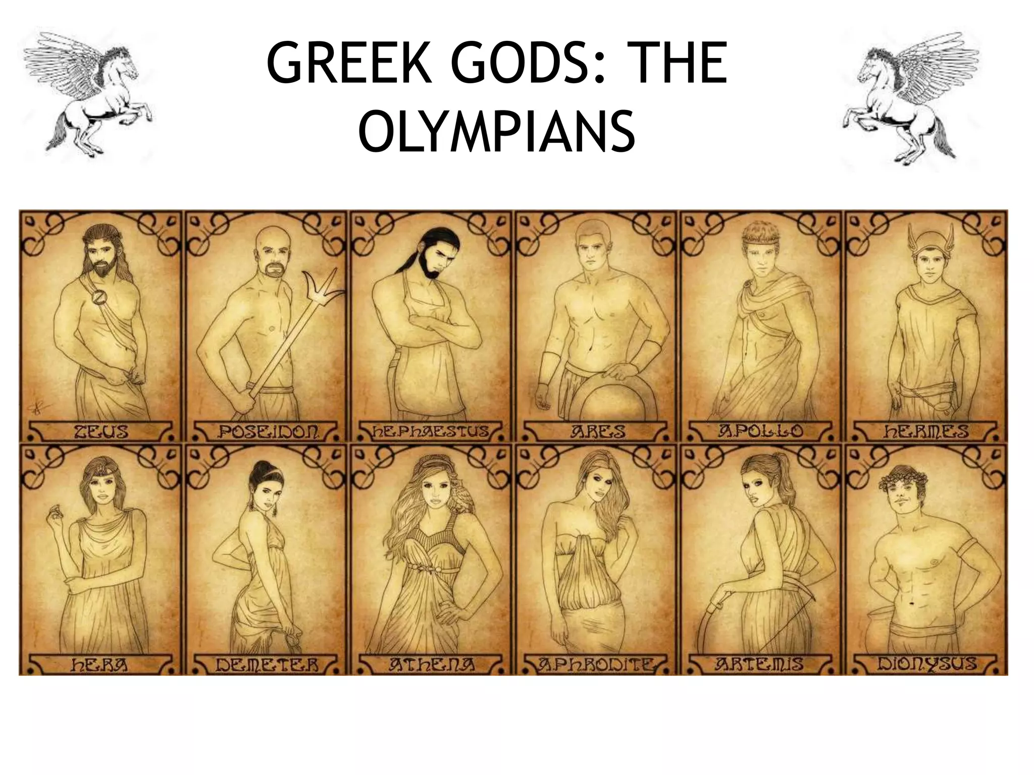 Introduction to Greek mythology: Authors, gods, & goddesses | PPTX