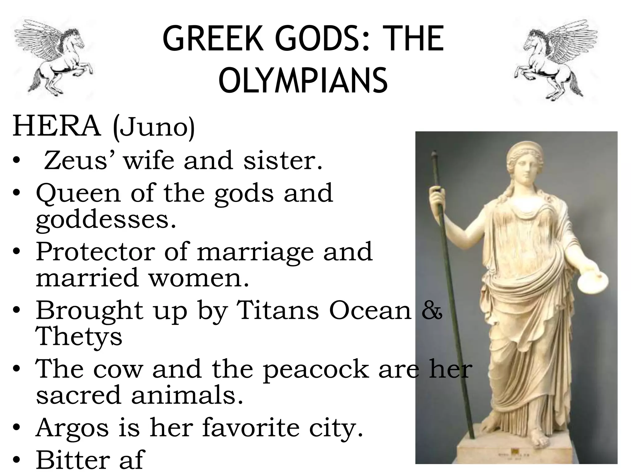 Introduction to Greek mythology: Authors, gods, & goddesses | PPTX