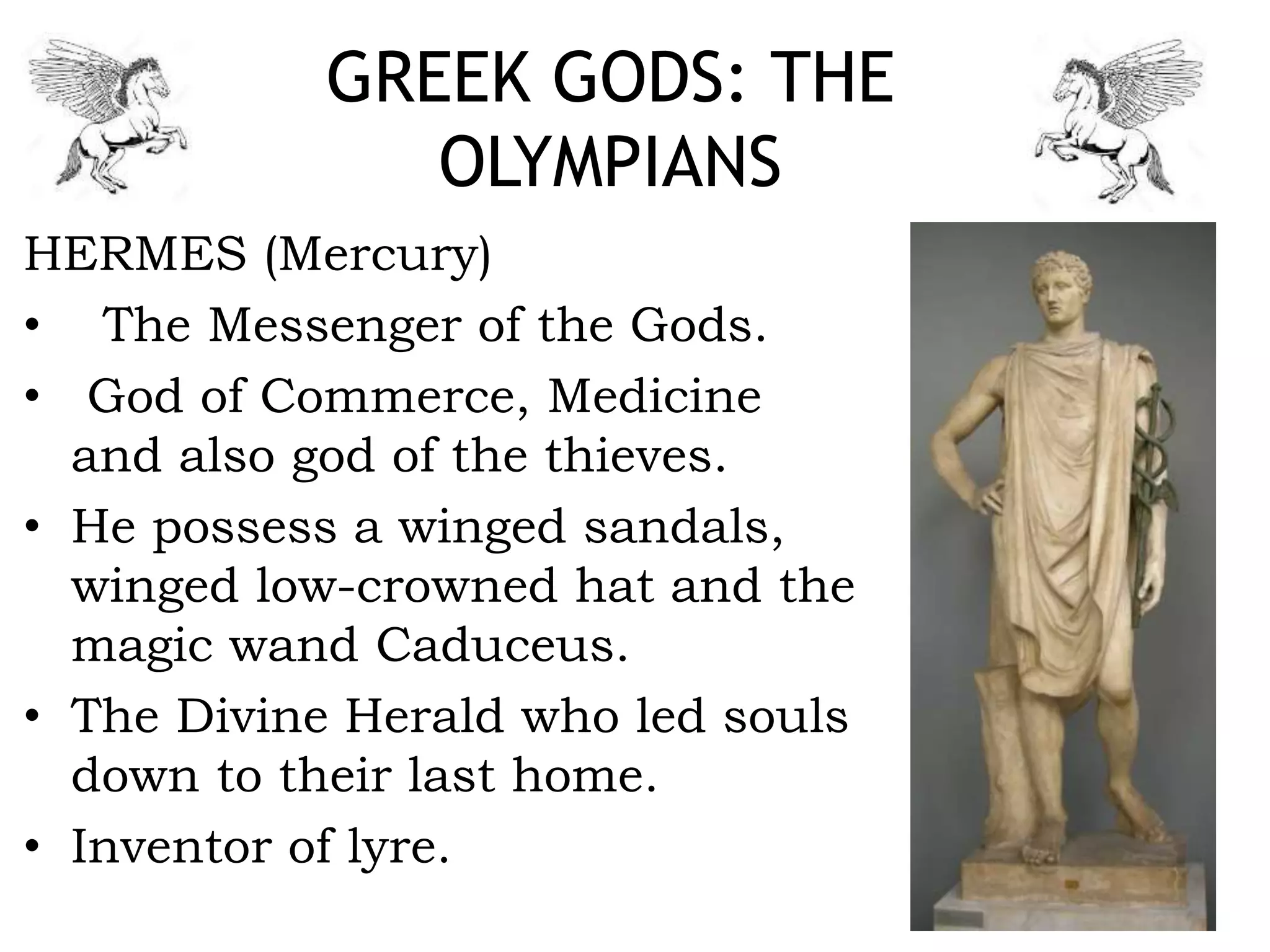 Introduction to Greek mythology: Authors, gods, & goddesses | PPTX