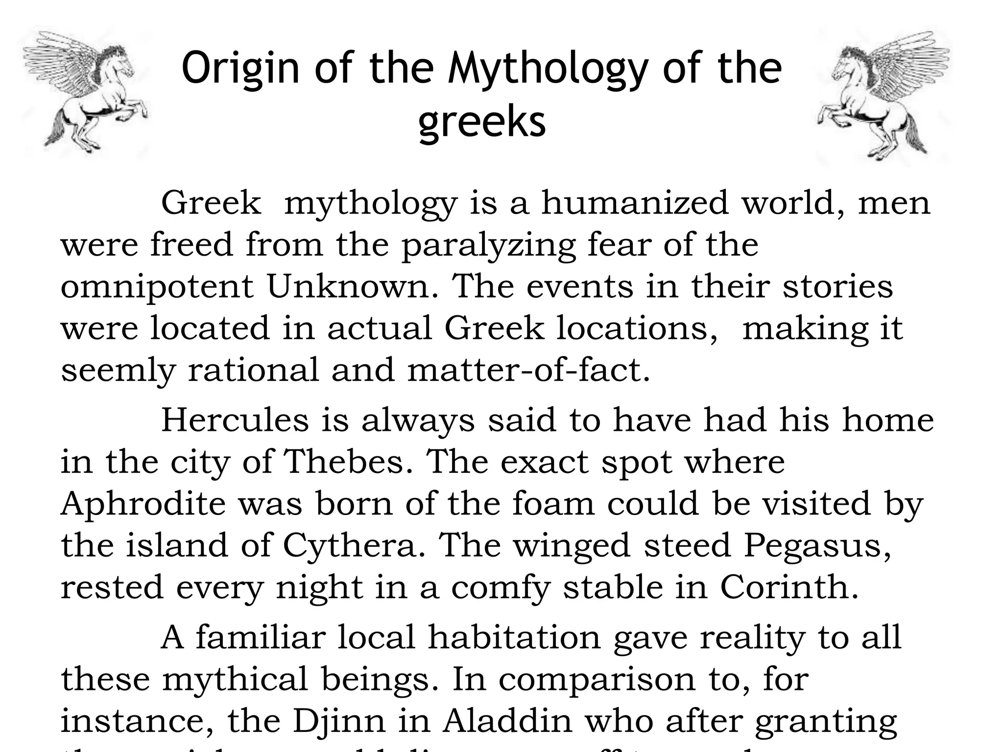 Introduction to Greek mythology: Authors, gods, & goddesses | PPTX
