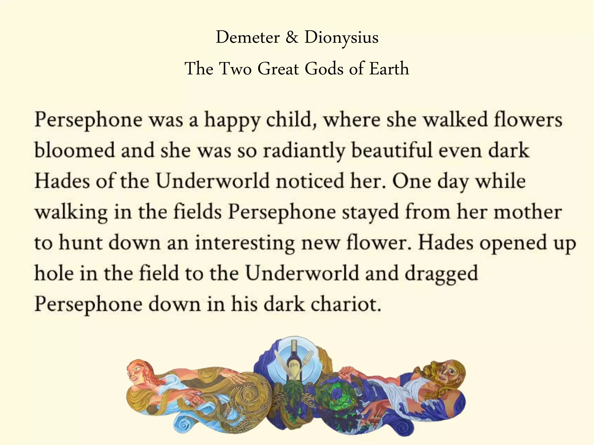 greek mythology: two great gods of earth | PPTX