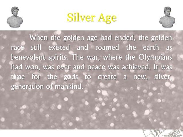 greek creation myth - promotheus and 5 ages | PPTX | Fantasy | Genres