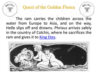 GREEK MYTHOLOGY : quest of golden fleece | PPTX | Adventure Travel ...
