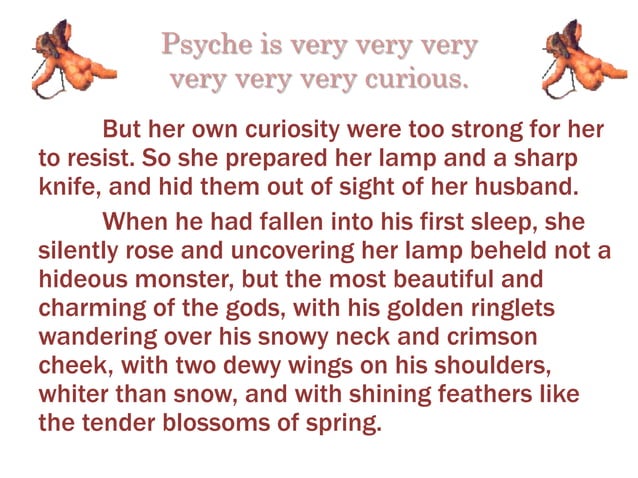 GREEK MYTHOLOGY cupid and psyche | PPTX
