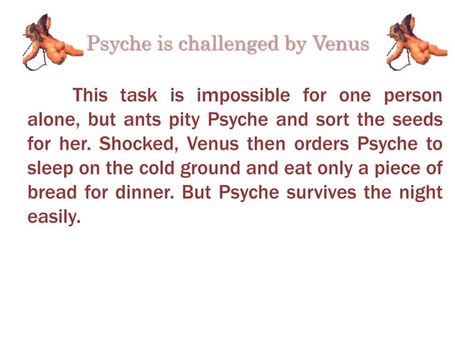 GREEK MYTHOLOGY cupid and psyche | PPTX