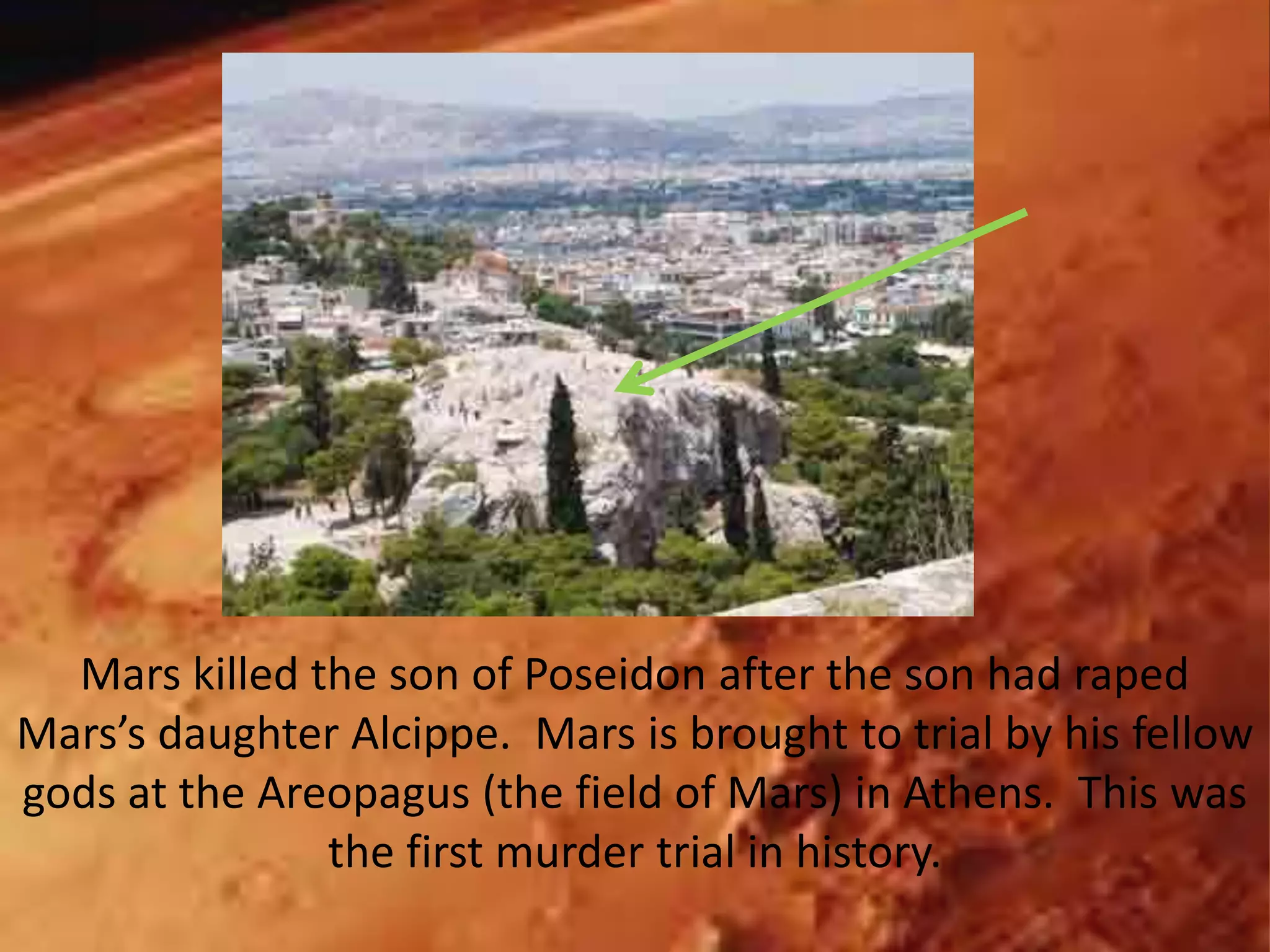 Mythology lesson 13 mars (ares) | PPT