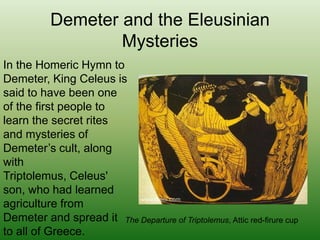 Mythology lesson 7 ceres (demeter) | PPT