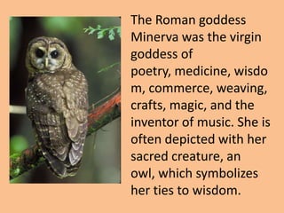 Mythology lesson 8 minerva (athena) | PPTX