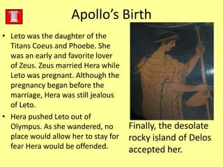 Mythology lesson 9 apollo | PPTX