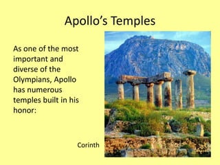 Mythology lesson 9 apollo | PPTX