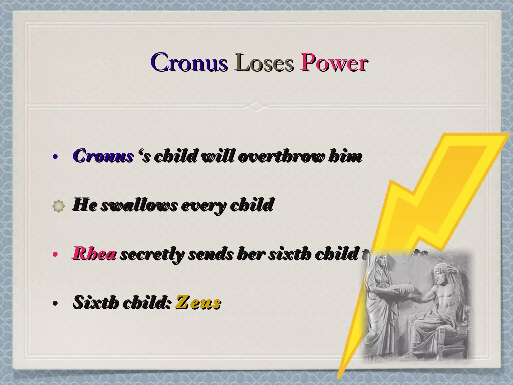 Mythology: How the World and Mankind were Created | PPT