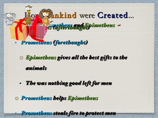 Mythology: How the World and Mankind were Created | PPT