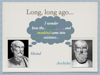 Mythology: How the World and Mankind were Created | KEY
