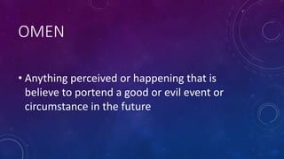 Mythology Vocabulary | PPT