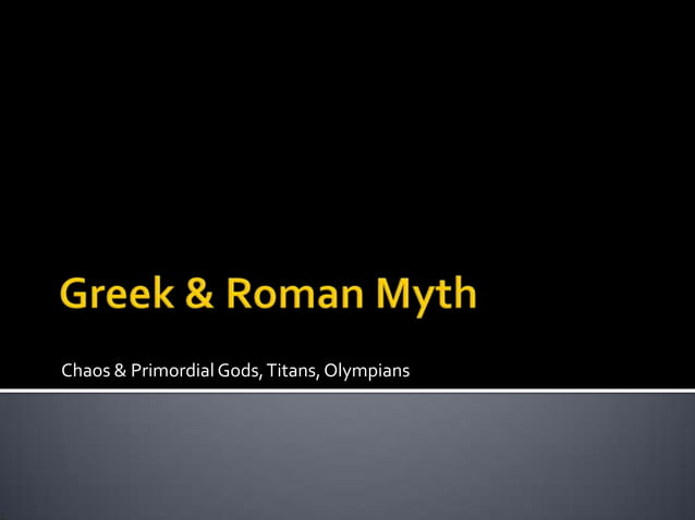 Myth ppt | PPT