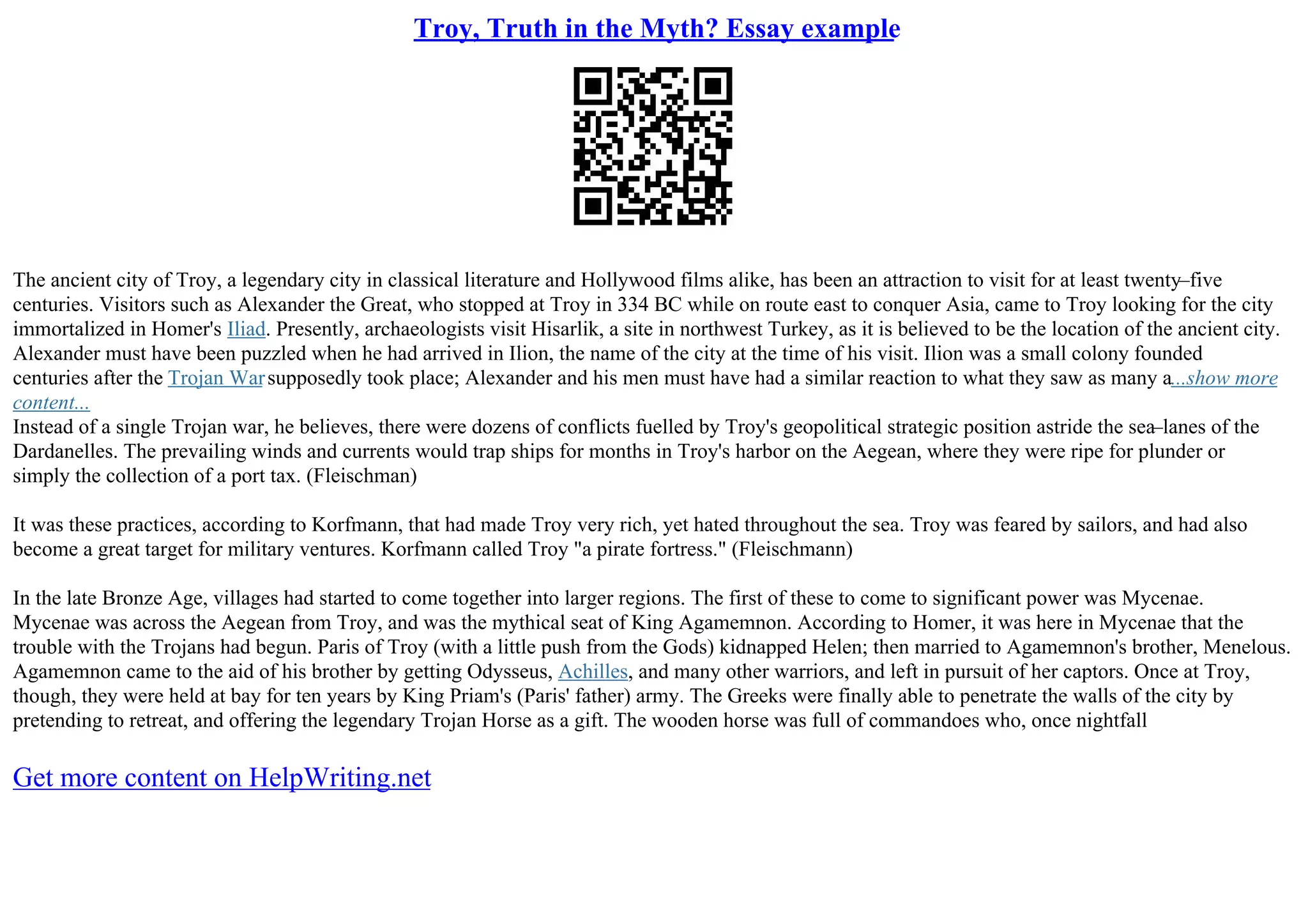 Myth Reflection Paper | PDF