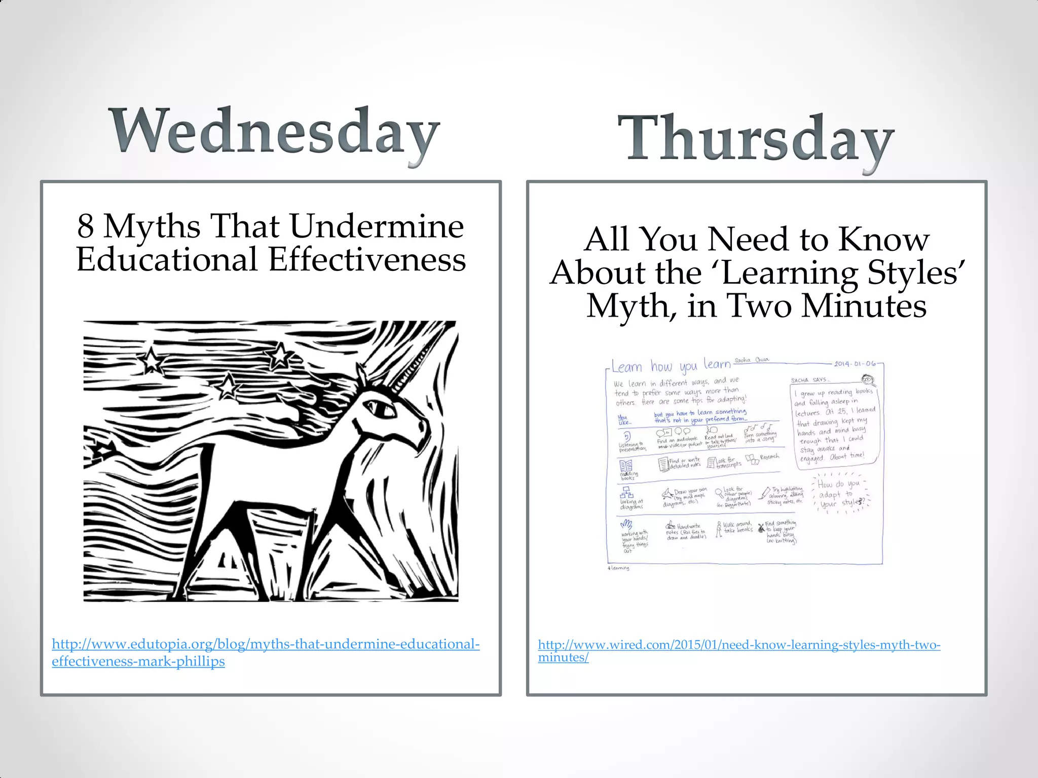 Myths in education | PPTX