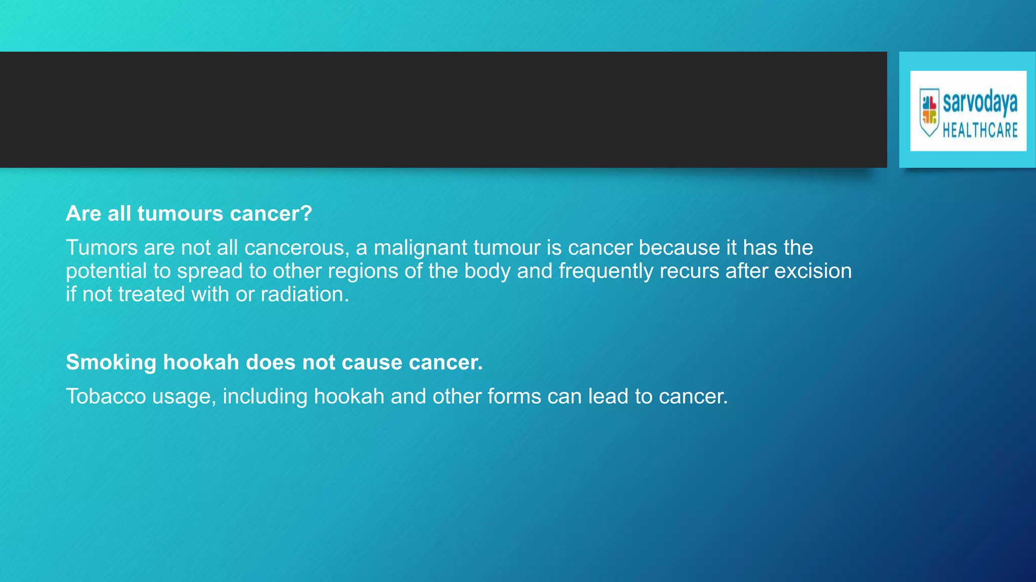 Myths And Facts About Cancer | PPTX