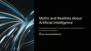 Myths-and-Realities-About-Artificial-Intelligence | PPTX