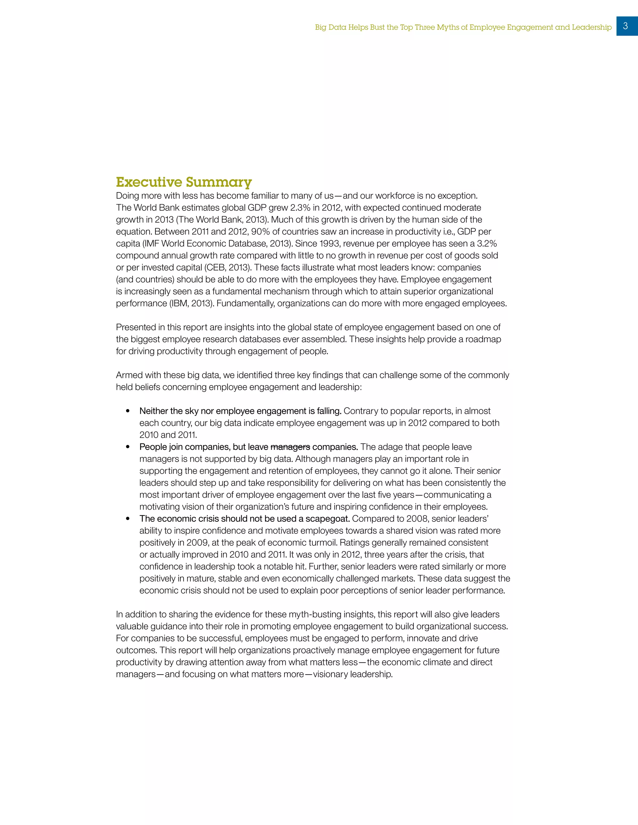 Myths of Employee Engagement and Leadership | InspireOne | PDF