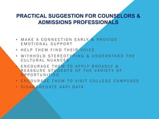 Myths vs-reality-asian-college-applicants-presentations | PDF