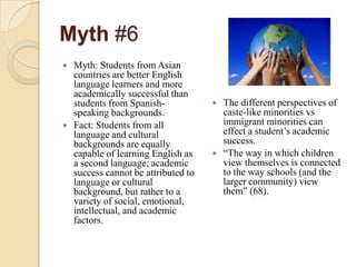 Myths About Acquiring a Second Language | PPT