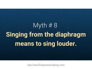 Myths about Breathing for Singing | PPT