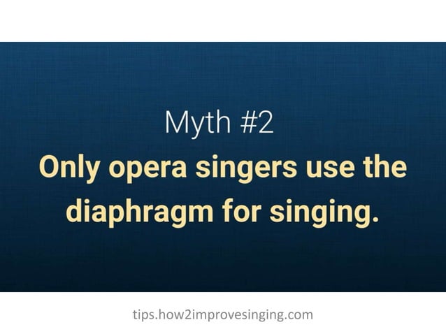 Myths about Breathing for Singing | PPT