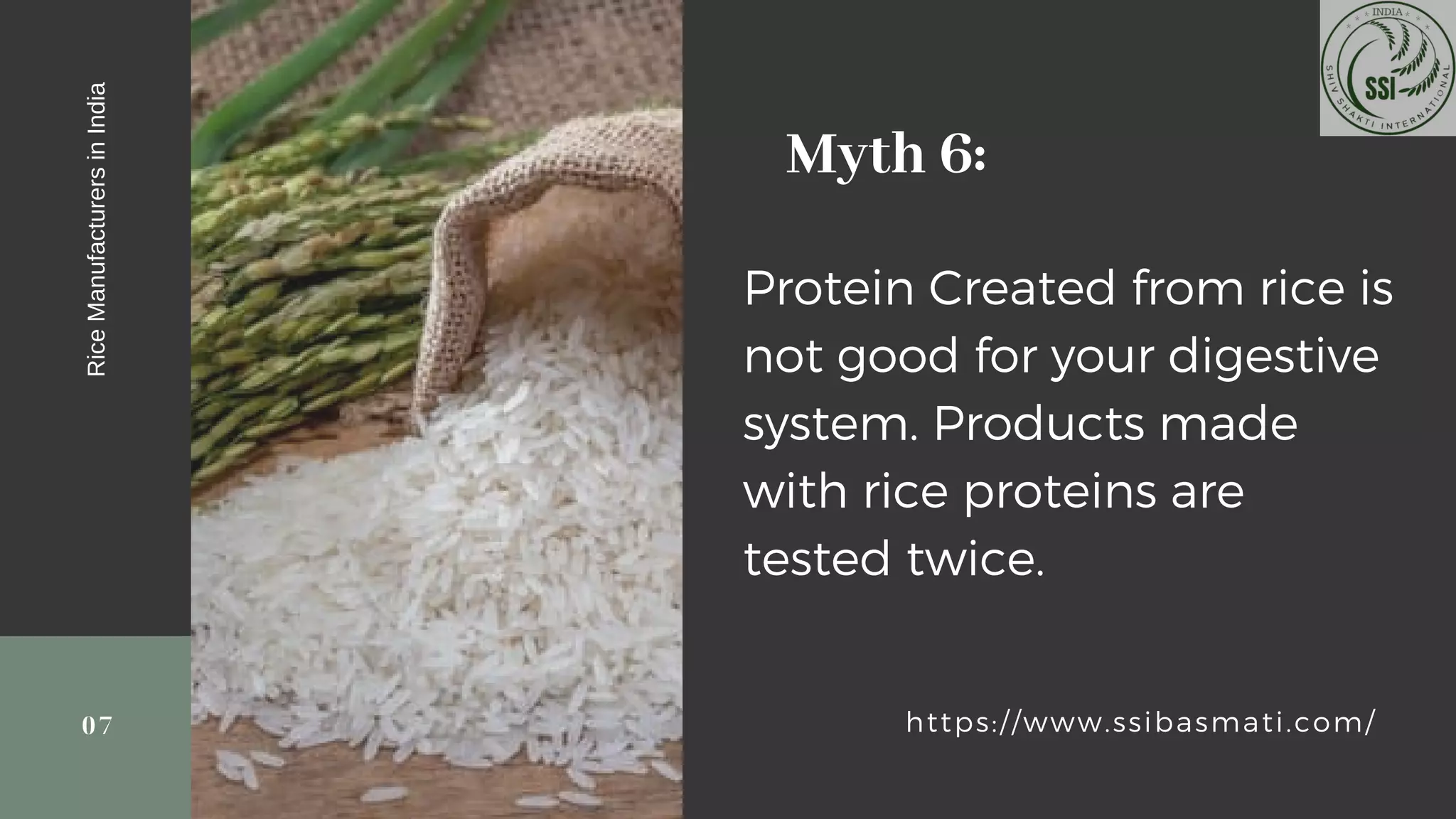 Myths about rice protein | PDF