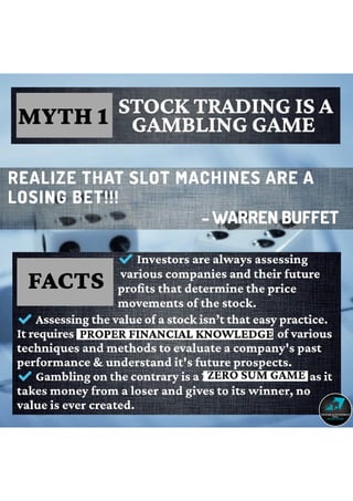 Myths about stock market | PDF