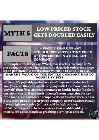 Myths about stock market | PDF
