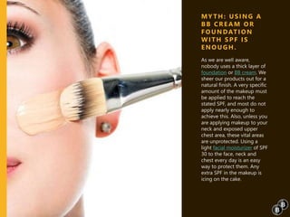 Myths about sunscreens | PPT