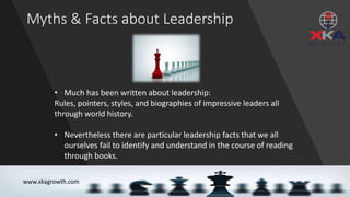Myths and facts about leadership | PPTX | Education