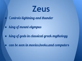 Myths and gods and heros | PDF