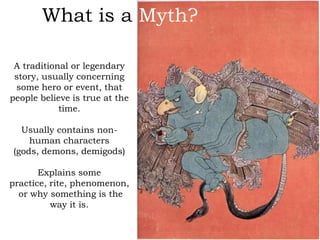 Myths and legends | PPTX