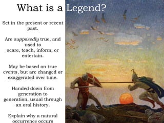 Myths and legends | PPT