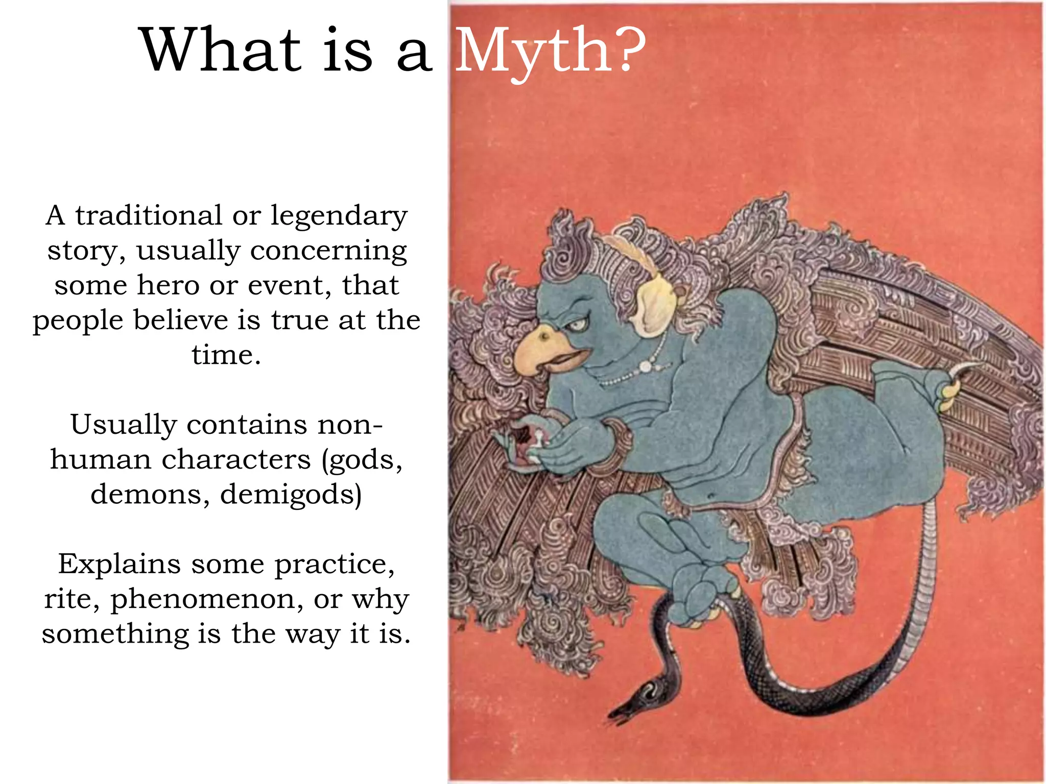Myths and legends | PPTX
