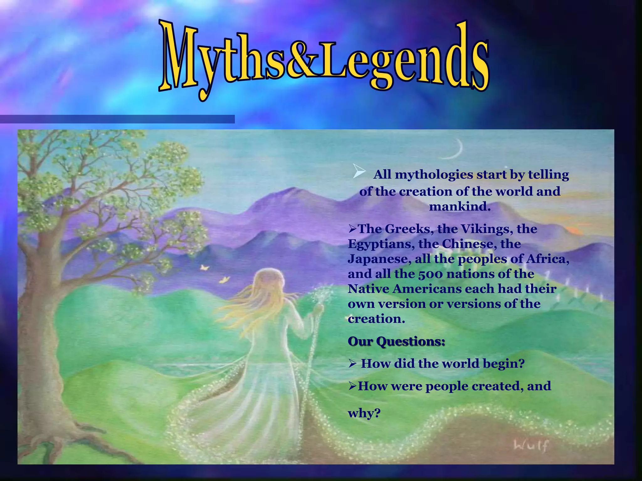 Myths and legends activity | PPT