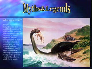 Myths and legends activity | PPT