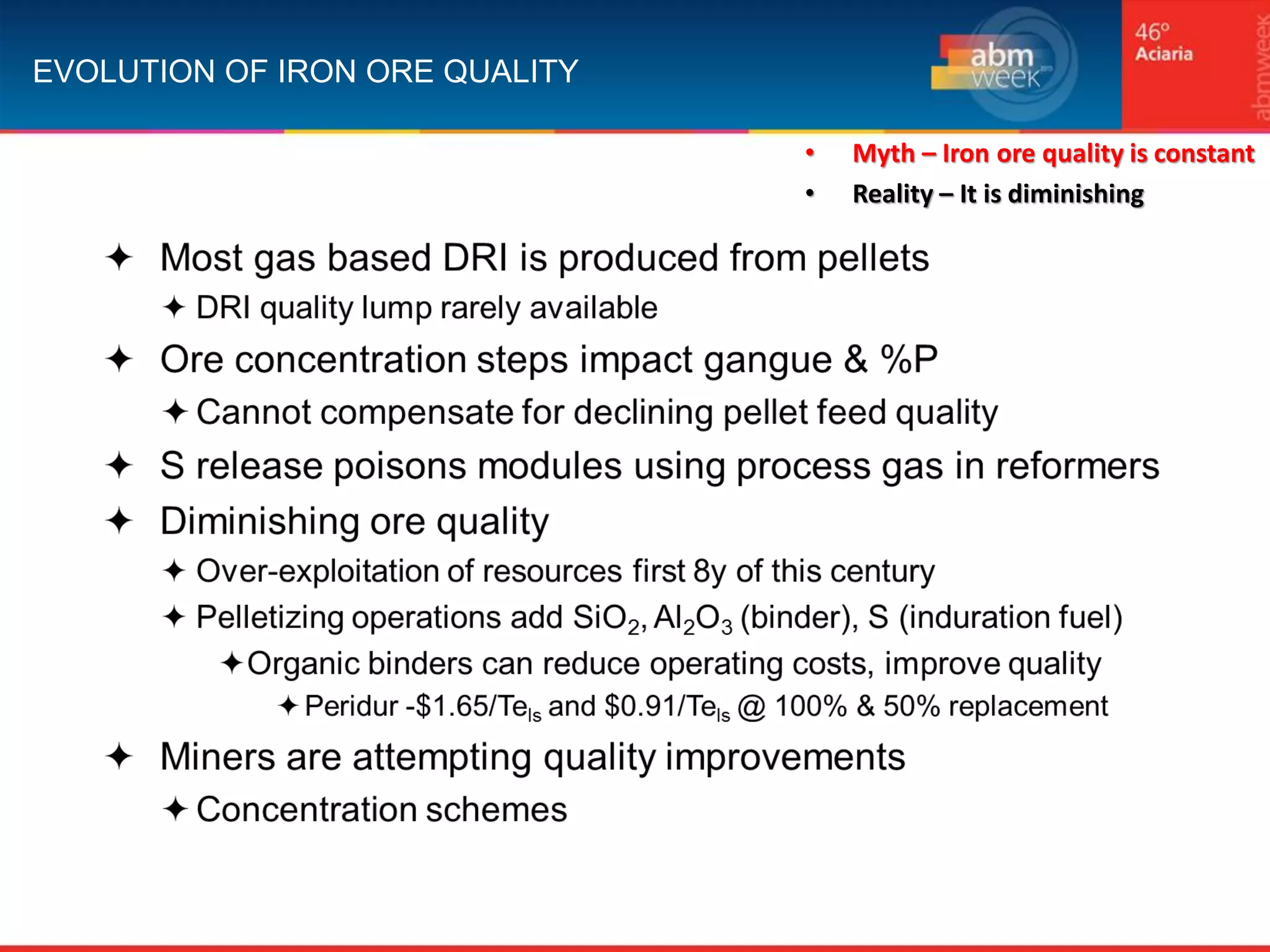 Myths and realities of charging DRI / HBI in electric arc furnaces | PPT