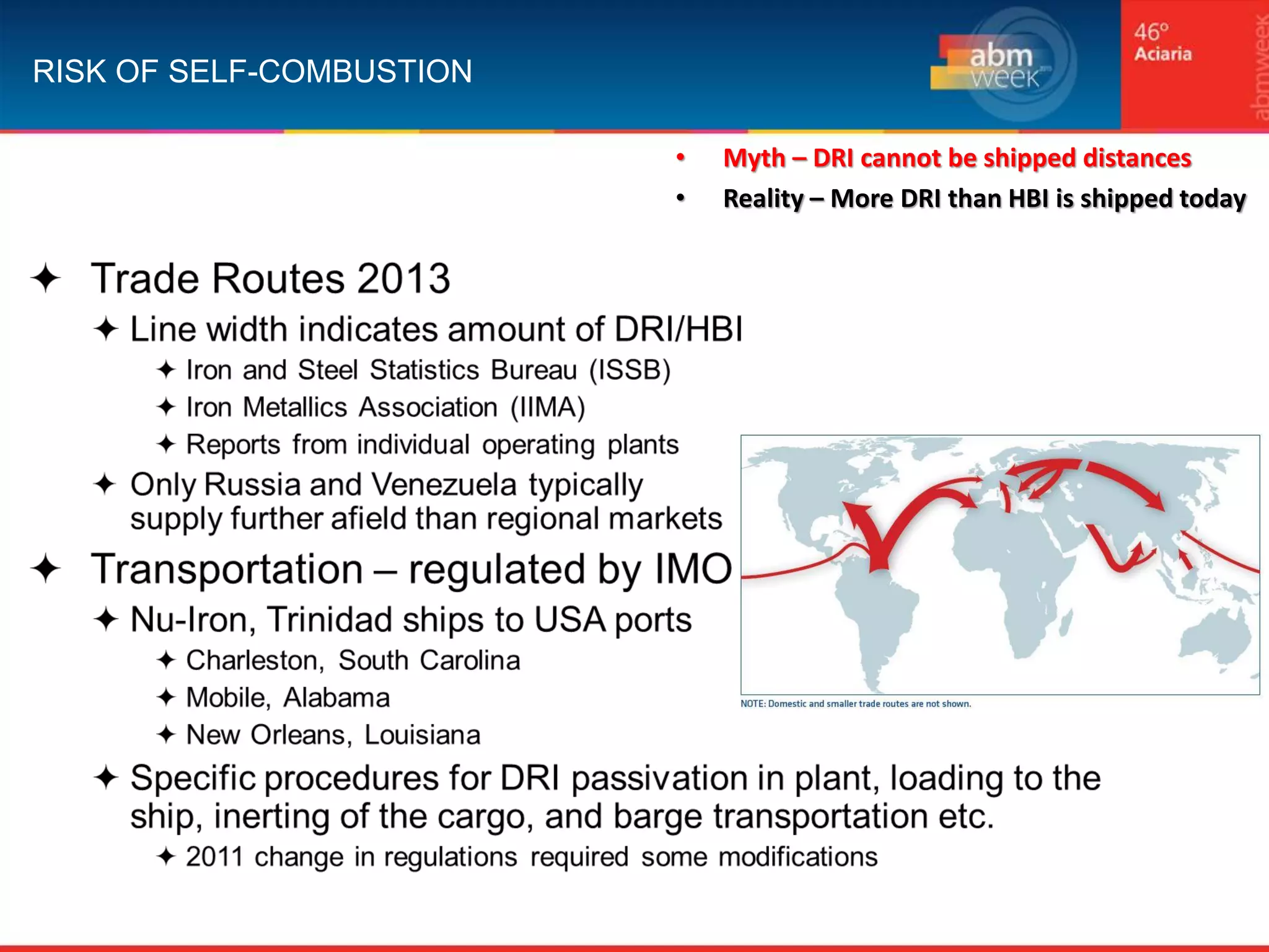 Myths and realities of charging DRI / HBI in electric arc furnaces | PPT