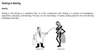 Myths and reality about software testing | PPTX