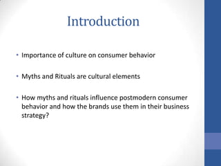 Myths and rituals charlotte&chloe | PPTX